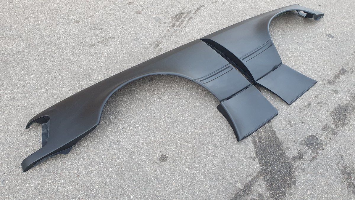 ANG E500 Look front wide fenders/ wing SET For Mercedes W124 all models ...
