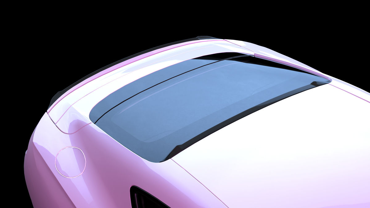 Speed S Carbon fibre roof spoiler for BENTLEY Continental GT Third ...